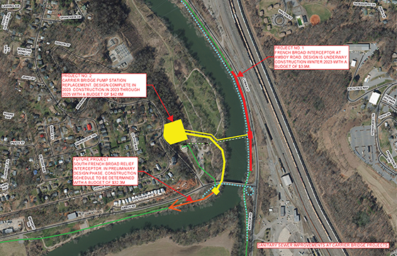 MSD-Sanitary Sewer Improvements at Carrier Bridge